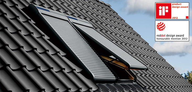 VELUX geautomatiseerde rolluik SSL MK04 op zonne-energie